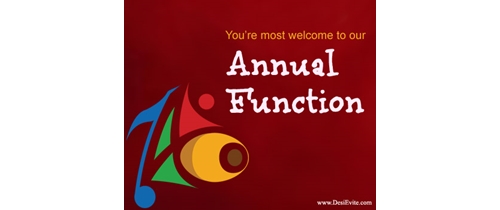Free Annual Function Invitation Card Online Invitations