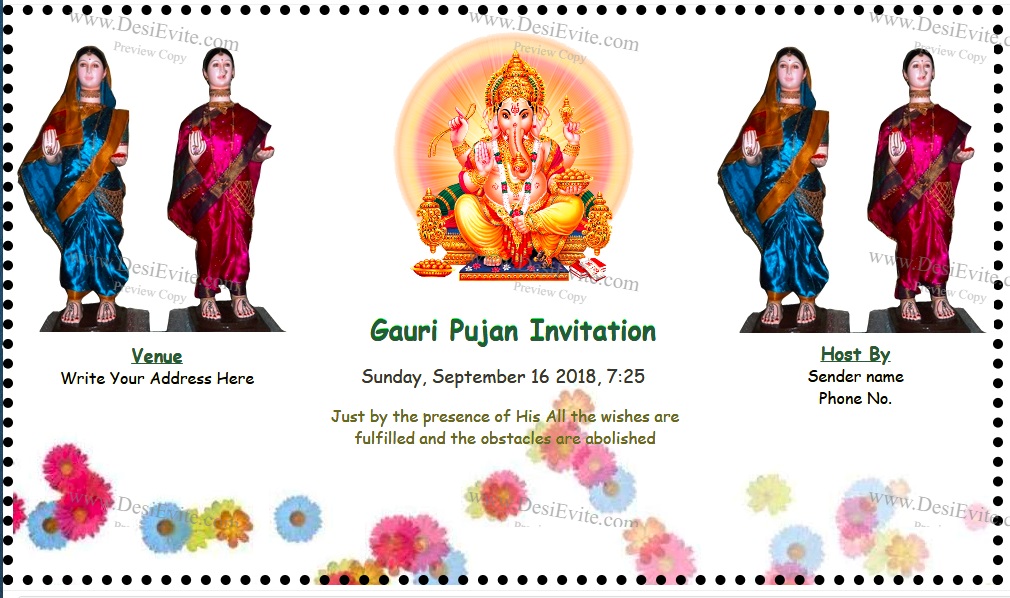 Gauri Ganpati Pujan
