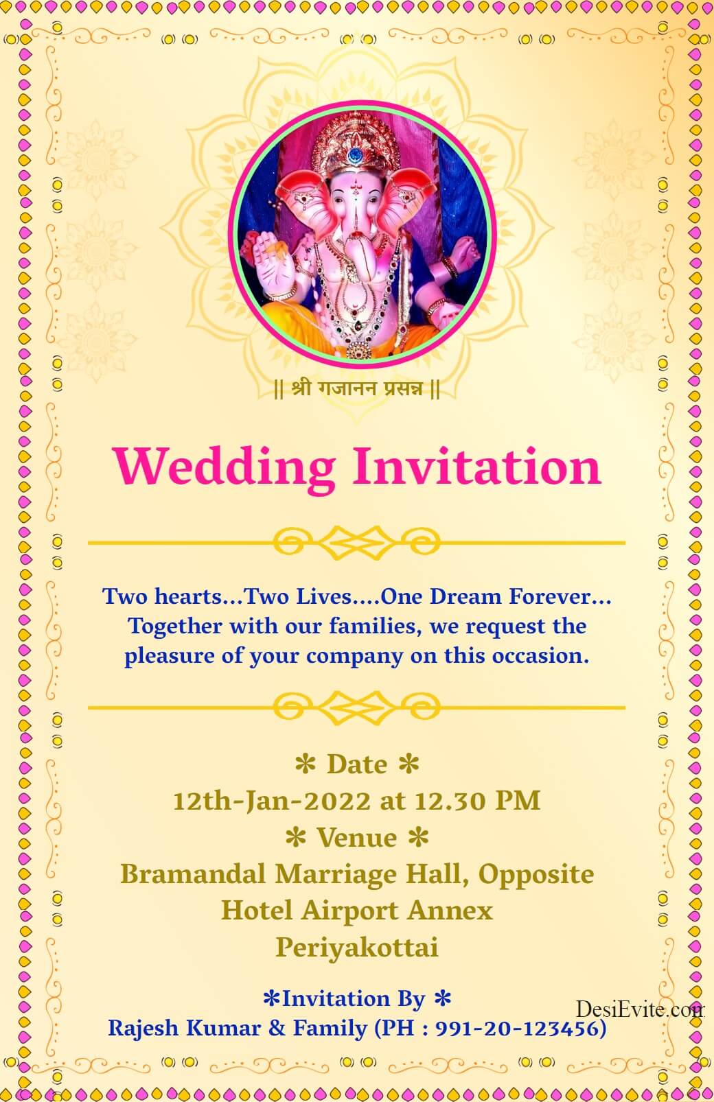 Wedding Ceremony Invitation Card 2021 Atelier yuwa ciao jp