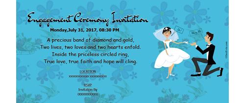 free Engagement Invitation Card Maker & Online invitations