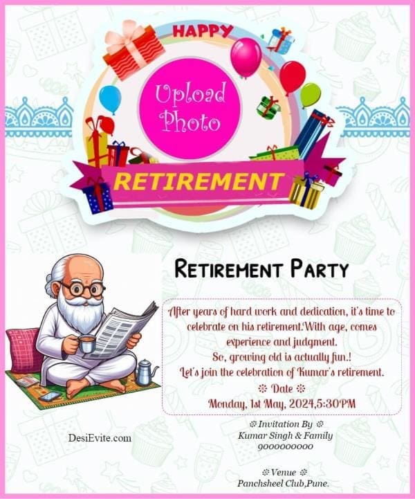 free Farewell / Retirement Party Invitation Card & Online Invitations