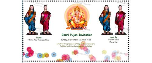 free Ganesh Chaturthi Invitation Card & Online Invitations