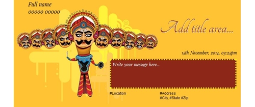 free Dussehra Invitation Card & Online Invitations