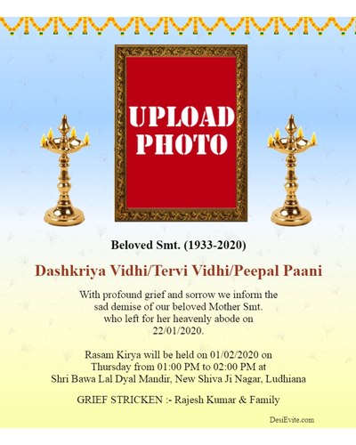 Indian Malayalam Funeral Template Herofintelligent